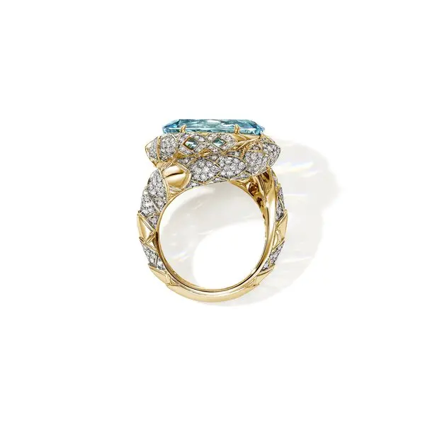 John Hardy Artisan Series Naga Cocktail Ring