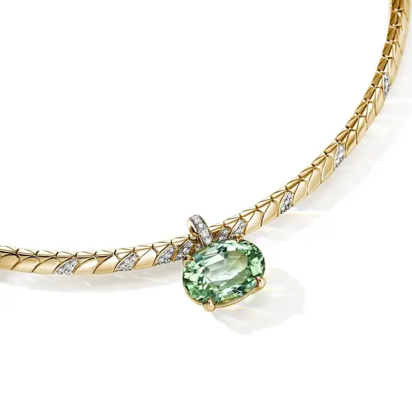 JOHN HARDY TEST John Hardy Artisan Series Naga Flex Choker With Pendant