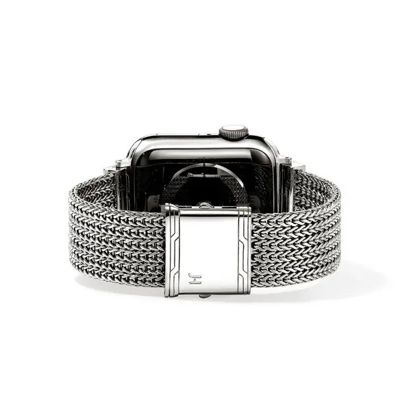 John Hardy Smartwatch Strap With Blue Sapphires - Sterling Silver