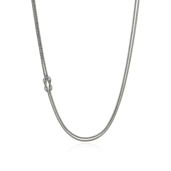 John Hardy Love Knot Necklace 3.6mm - Sterling Silver