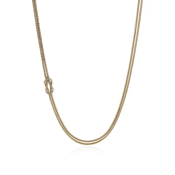 John Hardy Love Knot Chain Necklace - Gold