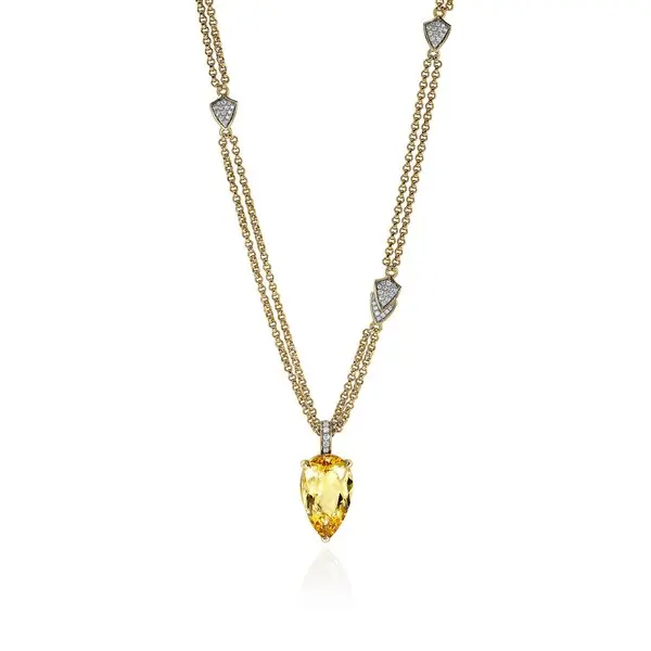 John Hardy Artisan Series Naga Pendant Necklace - White Diamond
