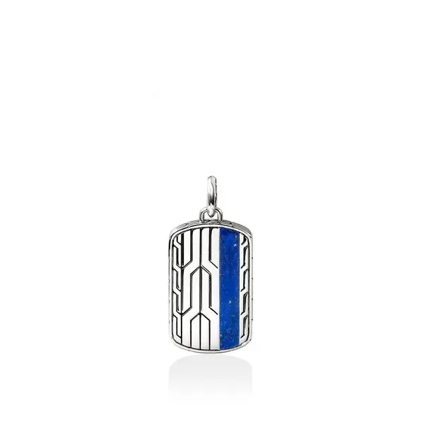 John Hardy Icon 50 Lapis Lazuli Pendant - Sterling Silver