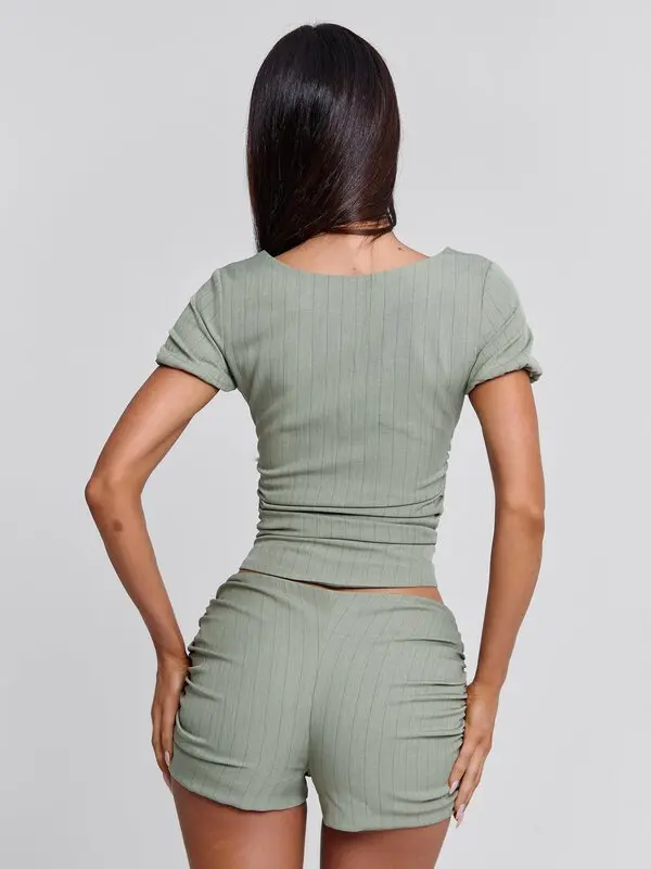 OUTCAST Liza Top Pinstripe