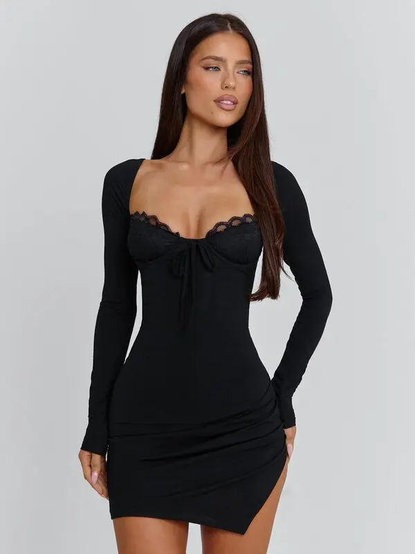 OUTCAST Dionne Long Sleeve Mini Dress