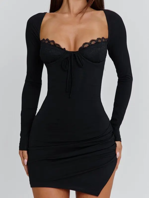 OUTCAST Dionne Long Sleeve Mini Dress
