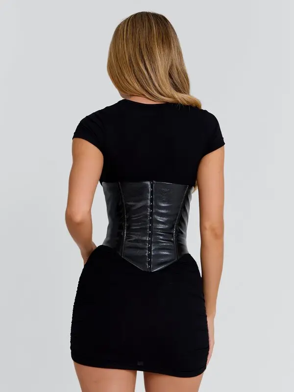 OUTCAST Glowen Mini Dress With Corset
