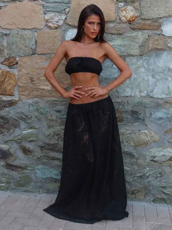 OUTCAST Soren Bandeau Top - Black