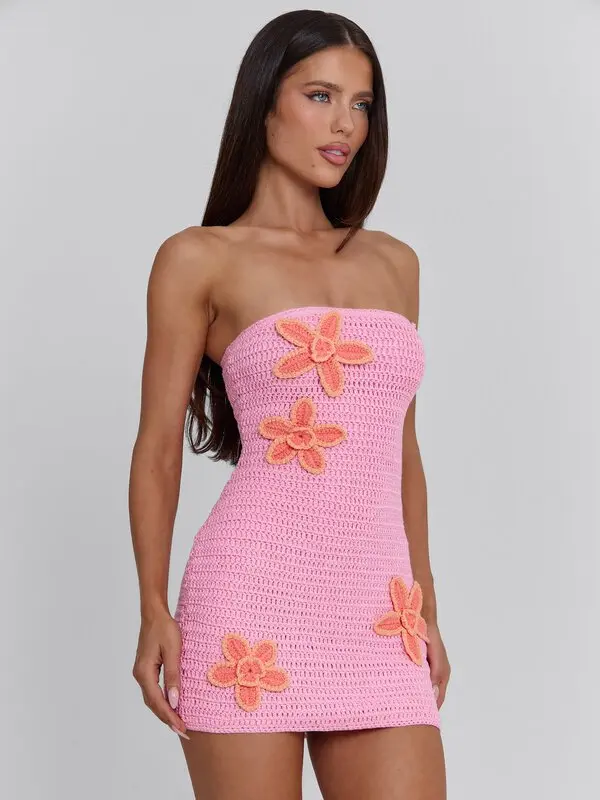 OUTCAST Bria Mini Dress - Pink