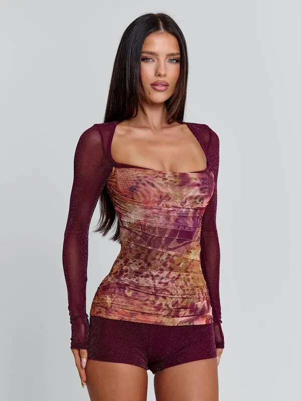 OUTCAST Astrae Printed Playsuit