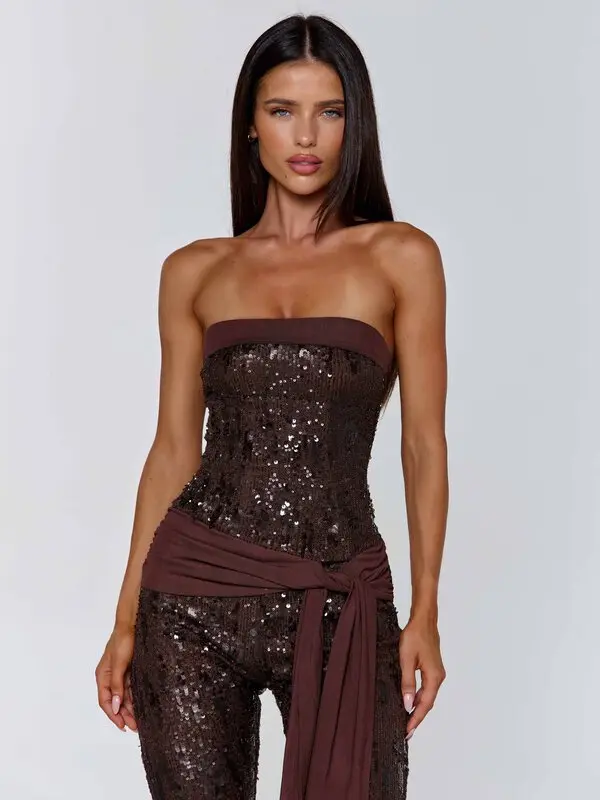 OUTCAST Mariella Sequin Jumpsuit