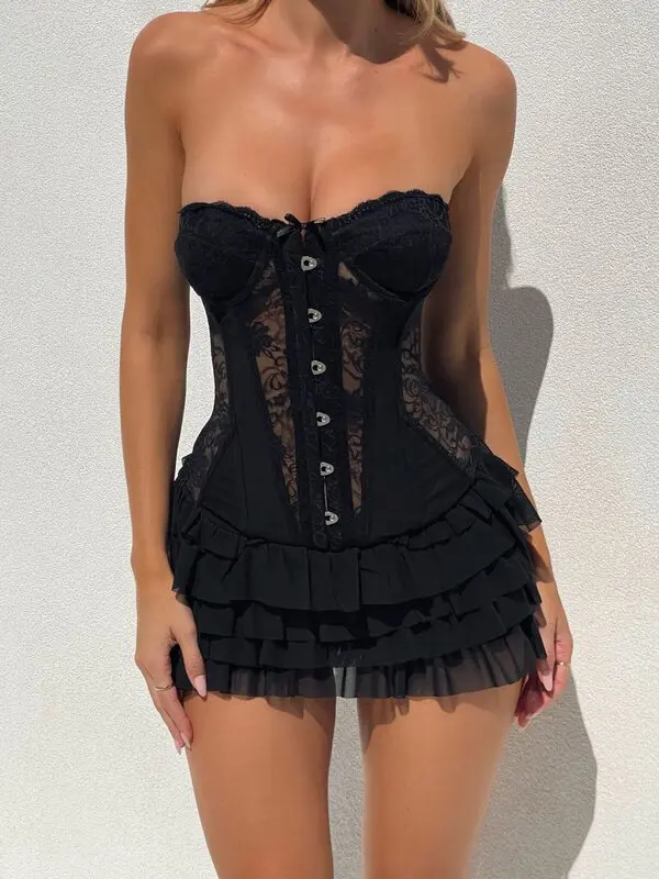 OUTCAST Lucie Mini Dress - Black