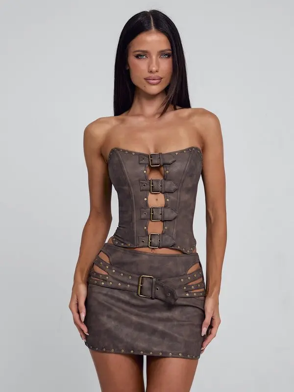 OUTCAST Rodeo Top - Brown