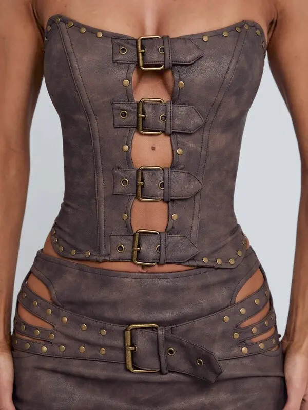 OUTCAST Rodeo Top - Brown