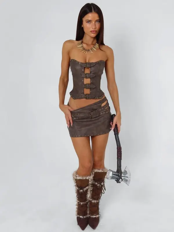 OUTCAST Rodeo Top - Brown