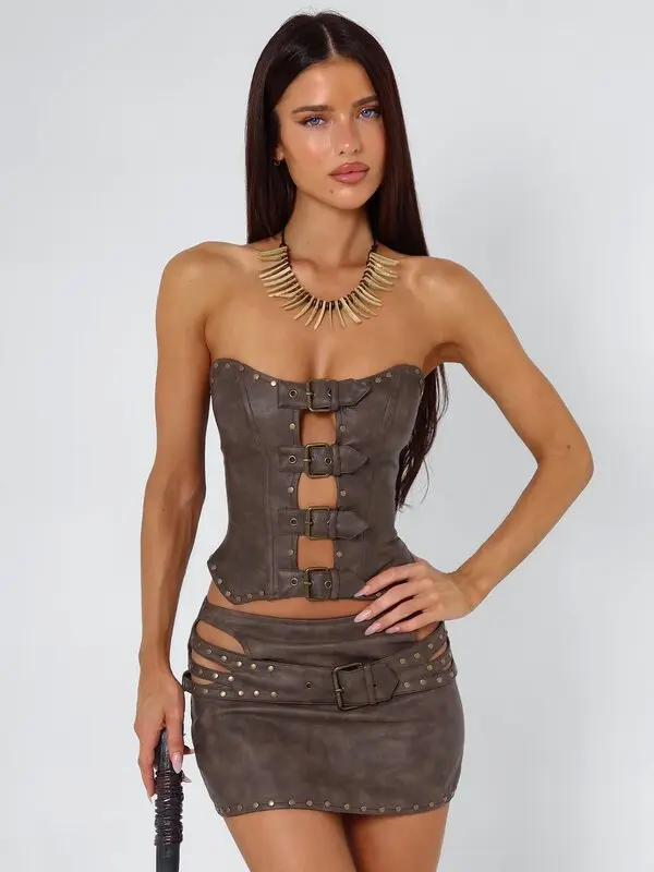 OUTCAST Rodeo Top - Brown