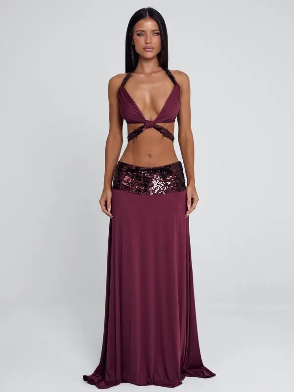 OUTCAST Aluna Micro-cropped Top