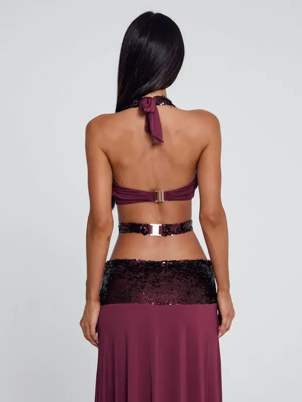 OUTCAST Aluna Micro-cropped Top