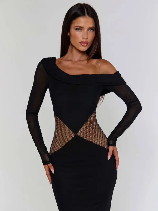 OUTCAST Lumina Maxi Dress - Black