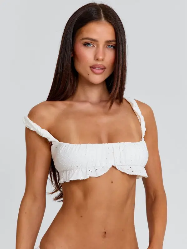OUTCAST Yasmine Lace Anglaise Top