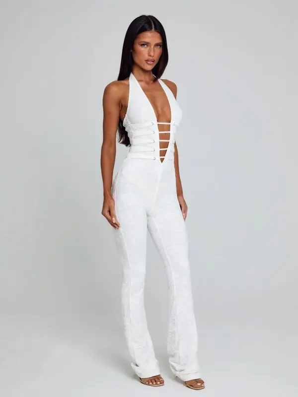 OUTCAST Sawyer Jumpsuit - White