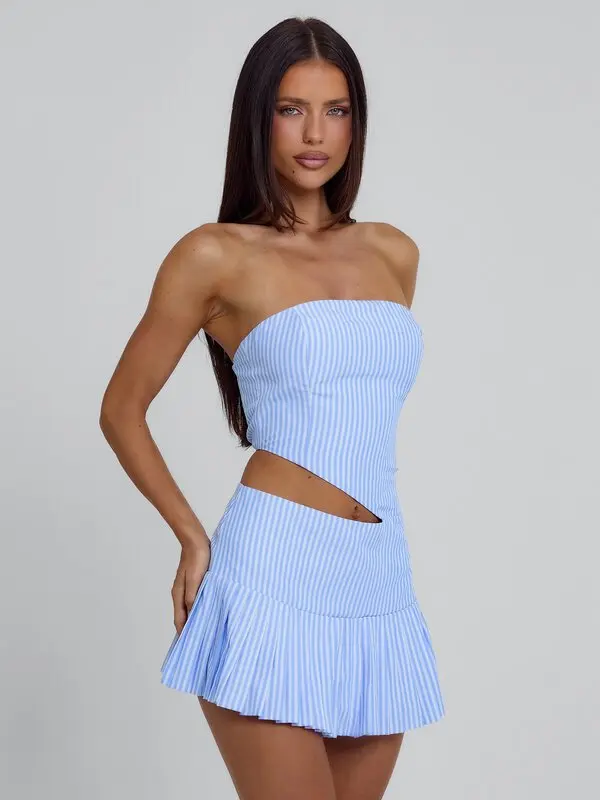 OUTCAST Elija Mini Stripe Dress