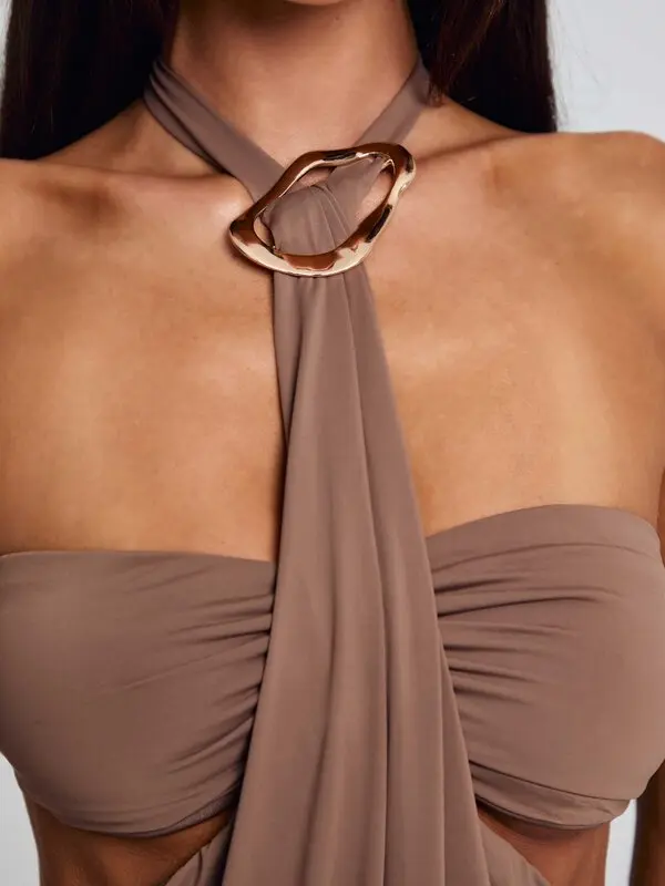 OUTCAST Hiedi Mini Dress - Tan