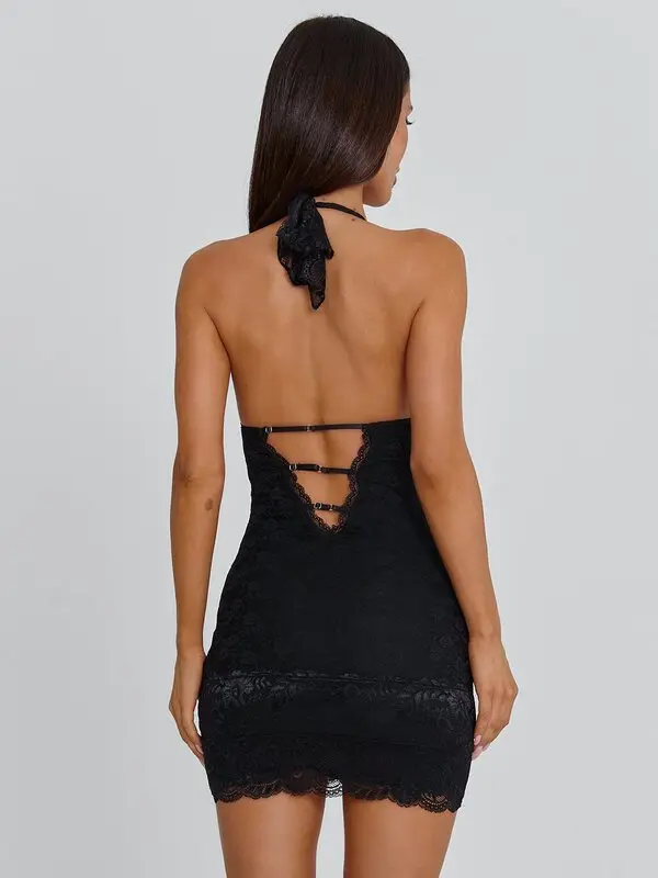 OUTCAST India Mini Dress - Black