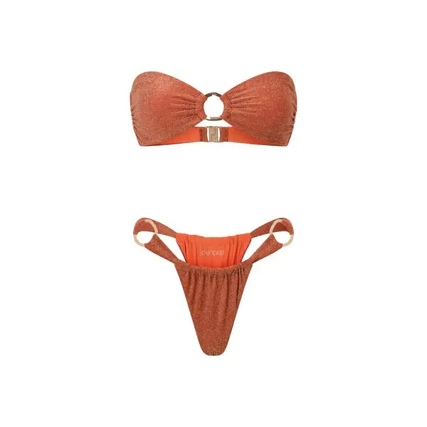 OUTCAST Denver Bikini Top Shimmer - Orange