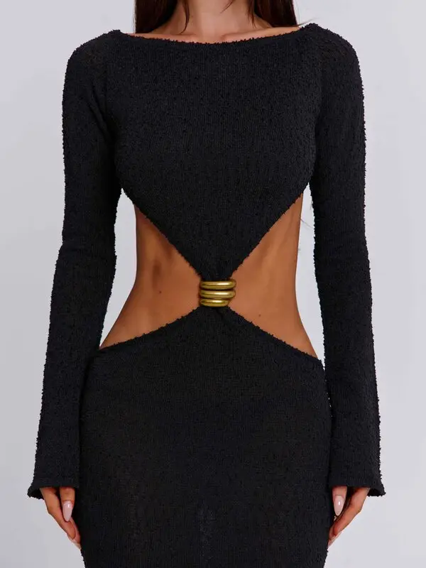 OUTCAST Tova Maxi Dress - Black