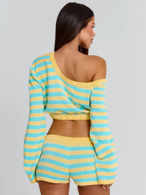 OUTCAST Hattie Striped Knit Top