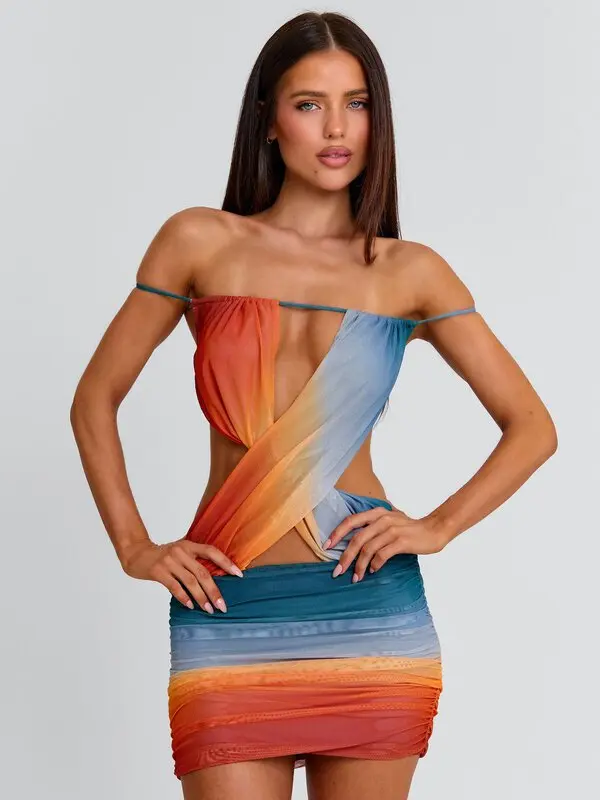 OUTCAST Regina Ombre Mini Dress