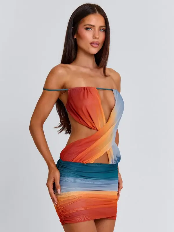 OUTCAST Regina Ombre Mini Dress