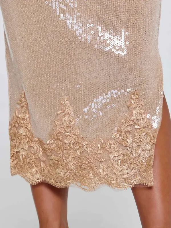 OUTCAST Saela Sequin Midi Skirt