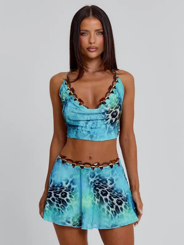 OUTCAST Vionette Whitsundays Top - Print