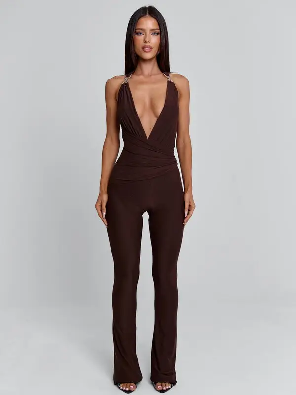 OUTCAST Carys Jumpsuit - Brown
