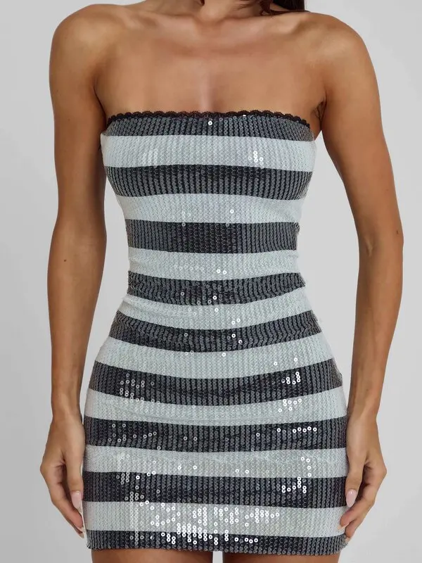OUTCAST Tahira Mini Dress Stripe