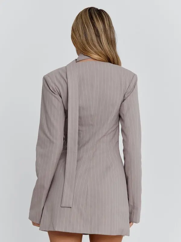 OUTCAST Rehnee Pinstripe Blazer Dress