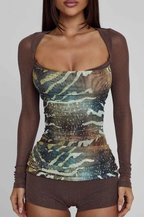 OUTCAST Astrae Playsuit - Print