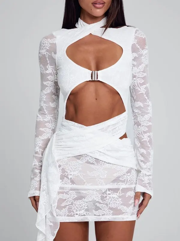 OUTCAST Clementine Mini Dress - White