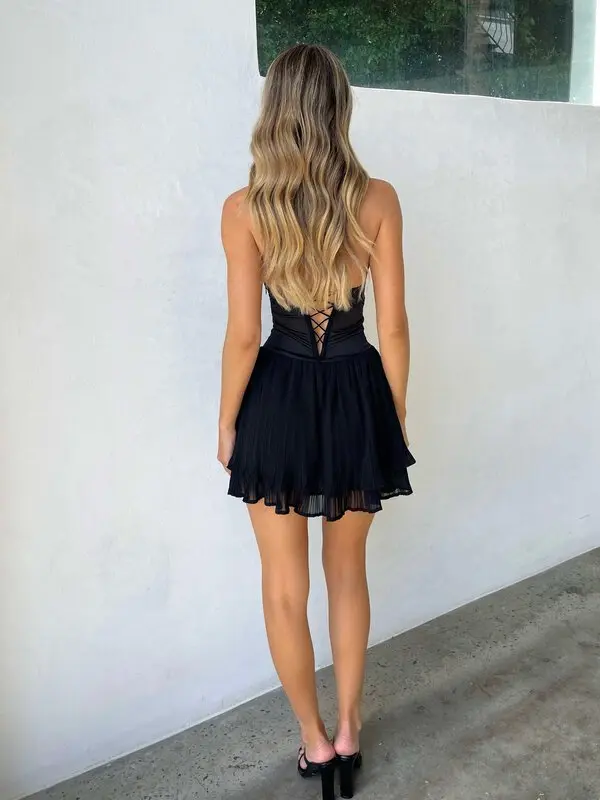 OUTCAST Mon Amour Mini Dress - Black