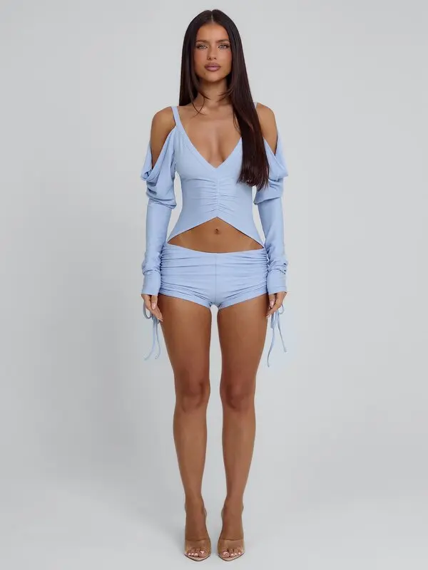 OUTCAST Elani Playsuit - Blue
