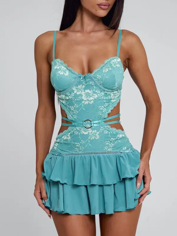 OUTCAST Santana Mini Dress - Blue