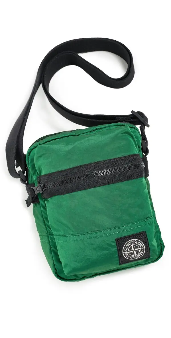 Stone Island Nylon Crossbody Bag - Malachite