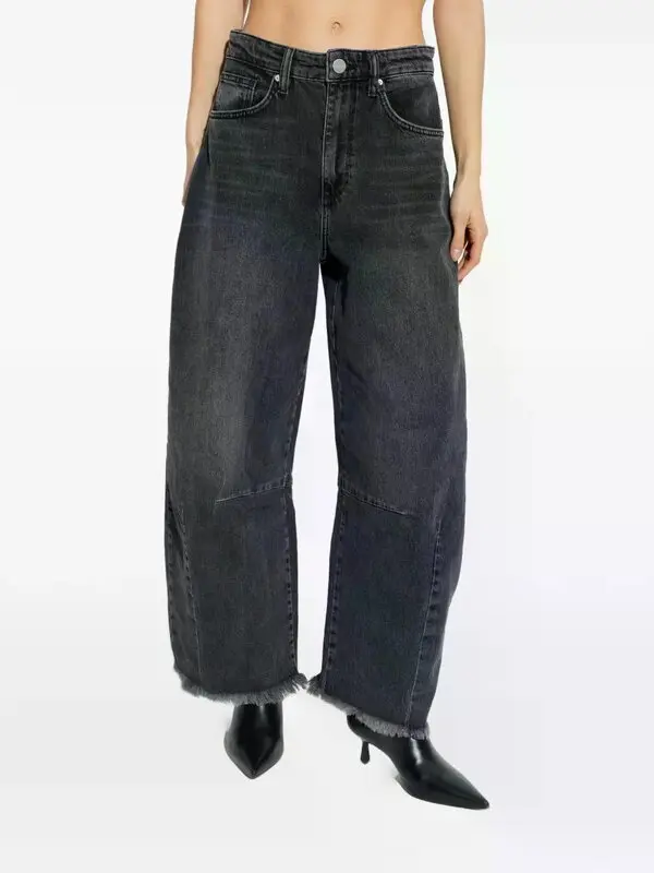 ALLSAINTS Payton Frayed Hem Jeans