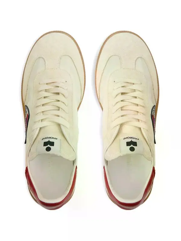 Isabel Marant Étoile Kaycee Love-patch Sneakers - Neutrals