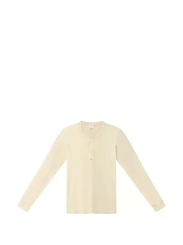 MARANT Leigh Long-sleeve T-shirt - Neutrals