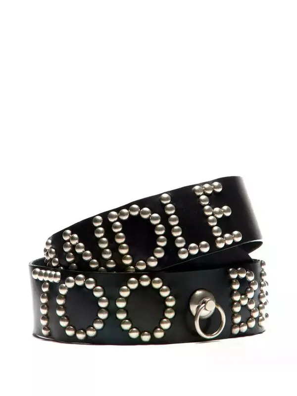 DOUBLET Studded Embellishment Belt - Black