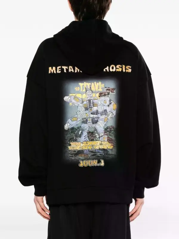 JUUN.J Drawstring Hooded Sweatshirt