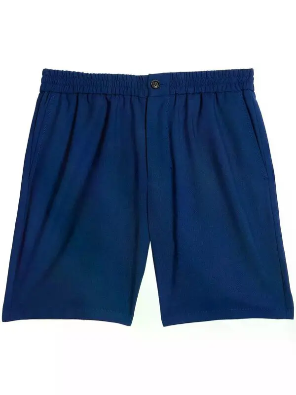 AMI Paris Straight-leg Wool Shorts